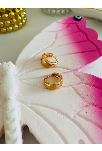 Stainless Steel Vip Dolgu Çelik Küpe