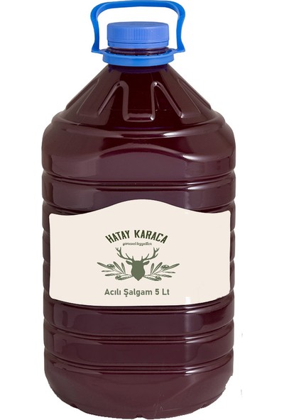 Hatay Karaca Acılı Şalgam 5 Lt