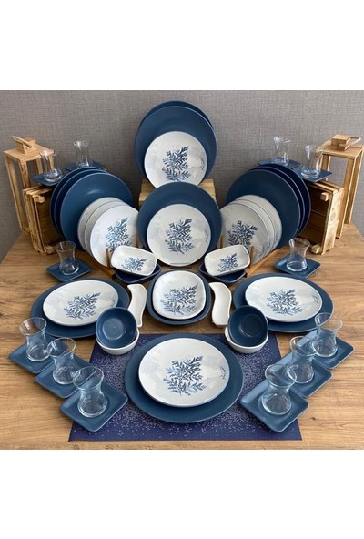 Keramika Takım Kahvaltı Blue Magıc 60 Parça 12 Kişilik Keramika Takım Kahvaltı Blue Magıc 60 Parça 12 Kişilik