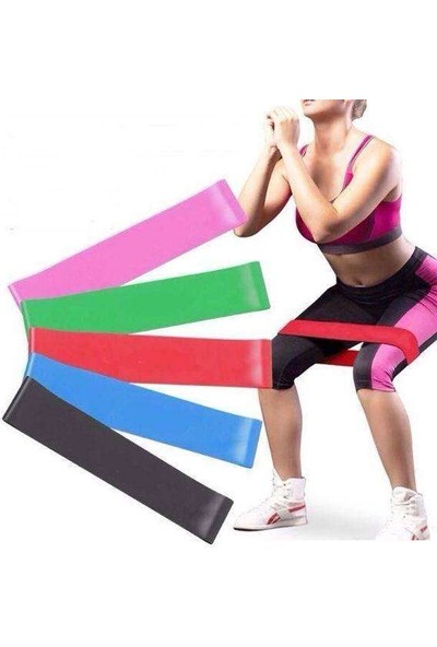 Gurme Sepeti Plates / Pilates Lastiği Bandı Seti Nrd 358