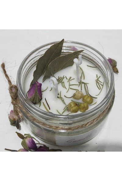 Defne Yapraklı Bolluk Bereket Mumu Defne Yapraklı Bolluk Bereket Mumu