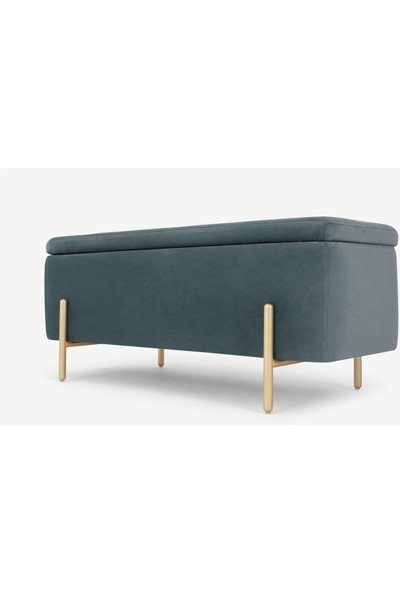 Romano Sandıklı Puf, Rmn 5179, Turkuaz