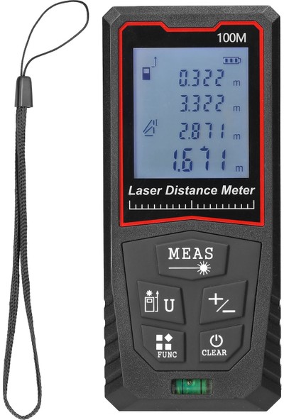KKmoon Kırmızı Işık El LCD Ekran Dijital Yüksek Doğruluk Ölçü (Yurt Dışından) KKmoon Kırmızı Işık El LCD Ekran Dijital Yüksek Doğruluk Ölçü (Yurt Dışından)