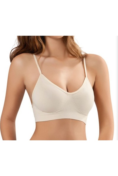 Sistina 720T Lcralı Sütyen Büstiyer Ten Renk L Beden