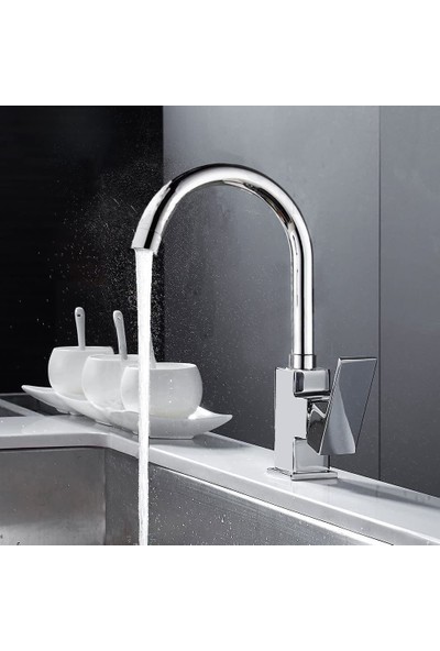 Peakbay Kare Yüksek Boy Baston Borulu Mutfak Eviye Bataryası Peakbay Kare Yüksek Boy Baston Borulu Mutfak Eviye Bataryası