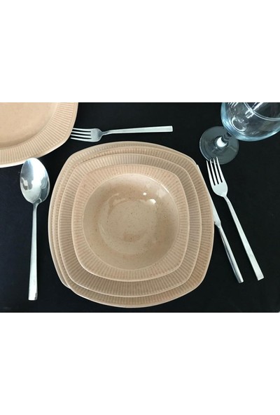 Kütahya Porelen Çisil 24 Parça Yemek Takımı