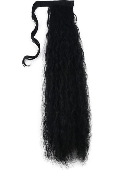 Gurme Sepeti Bağlamalı Dalgalı At Kuyruğu - Siyah Gurme Sepeti Bağlamalı Dalgalı At Kuyruğu - Siyah