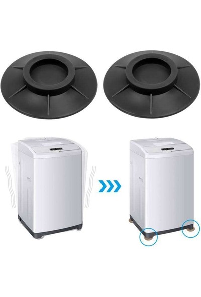 Çamaşır Makinesi Titreşim Engelleyici Stoper 4lü Set Çamaşır Makinesi Titreşim Engelleyici Stoper 4lü Set