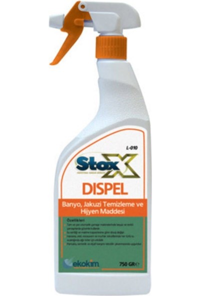 Stox Dispel Banyo, Jakuzi Temizleme ve Hijyen Maddesi 750 ml Stox Dispel Banyo, Jakuzi Temizleme ve Hijyen Maddesi 750 ml