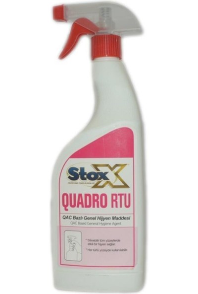 Stox Quadro Rtu Qac Bazlı Genel Hijyen Malzemesi 750 ml