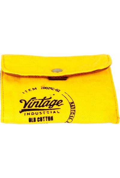 Old Cotton Cargo Unisex Cüzdan 6118 Sarı Renk -12*9*1,5 cm Old Cotton Cargo Unisex Cüzdan 6118 Sarı Renk -12*9*1,5 cm