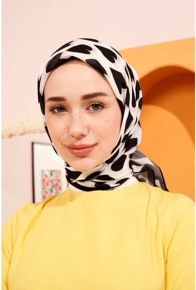 Moda Kaşmir Kalp Pamuk Eşarp Yeşil Moda Kaşmir Kalp Pamuk Eşarp Yeşil