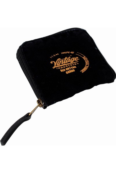 Old Cotton Cargo Unisex Esteli Cüzdan 6058 Vintage Model Siyah Renk -13*13*1 cm Old Cotton Cargo Unisex Esteli Cüzdan 6058 Vintage Model Siyah Renk -13*13*1 cm