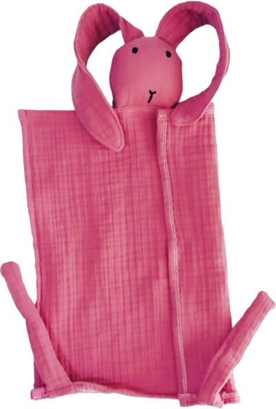 Bir Melek Birmelek - Dört Katlı Müslin Kumaş Uyku Arkadaşı 35 cm Bir Melek Birmelek - Dört Katlı Müslin Kumaş Uyku Arkadaşı 35 cm