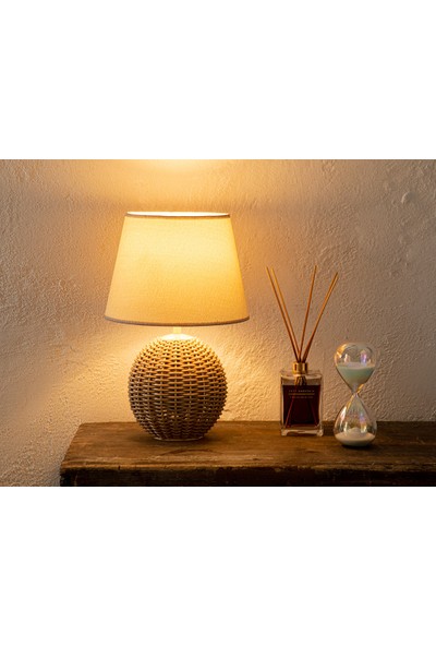 English Home Natural Abajur 28X43 cm Kahve
