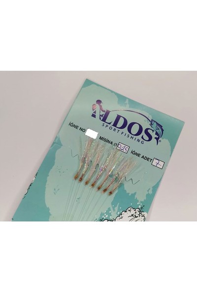 Aldos çapari Istavrit Çaparisi, 10 No Iğne Açık Turuncu