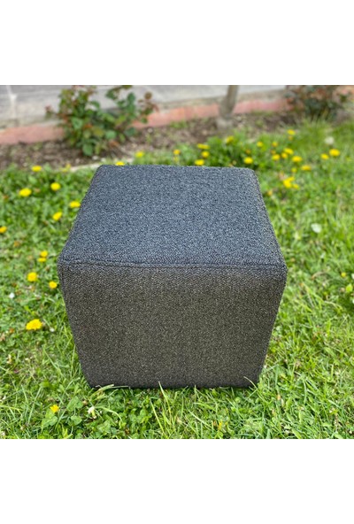 Tortuga Home Kare Rahat Konforlu Dekoratif Puf-Bench Ebat 42X40X40CM