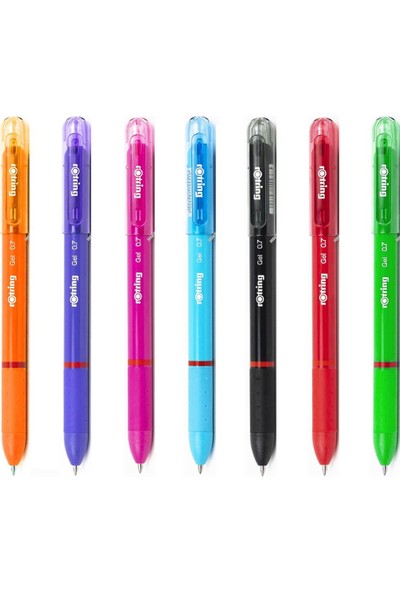 Rotrıng Jel Kalem 0.7 mm 7 Renk Karışık Rotrıng Jel Kalem 0.7 mm 7 Renk Karışık