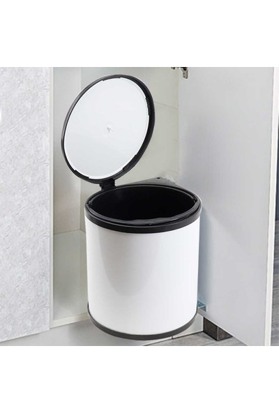 Porsima Efor 1436B Dolap Içi 14 Litre 29X32 cm Kapaklı Metal Çöp Kovası Porsima Efor 1436B Dolap Içi 14 Litre 29X32 cm Kapaklı Metal Çöp Kovası