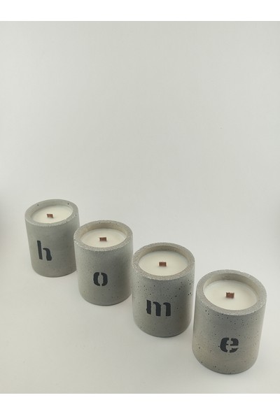 Nostra Regalo Home Yazılı Gri Beton Soya Set Nostra Regalo Home Yazılı Gri Beton Soya Set