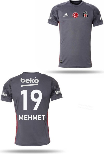 Beşiktaş Orijinal Kişiye Özel Kadın Forma Gri Beşiktaş Orijinal Kişiye Özel Kadın Forma Gri