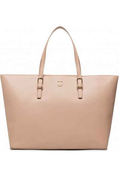 Kadın Tommy Hilfiger Kadın Th Timeless Med Tote Omuz Çantası AW0AW11329 Kadın Tommy Hilfiger Kadın Th Timeless Med Tote Omuz Çantası AW0AW11329
