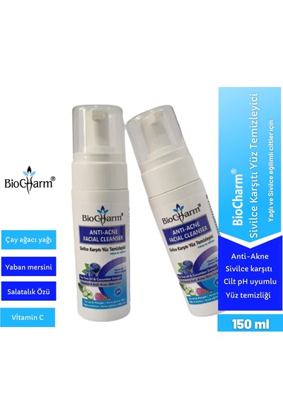 BioCharm - Sivilce Karşıtı Yüz Temizleyici / Anti-Acne Facial Cleanser BioCharm - Sivilce Karşıtı Yüz Temizleyici / Anti-Acne Facial Cleanser