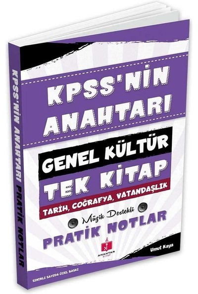 Anahtar Kitap Yayınları KPSS'nin 2022 Anahtarı Hafıza Teknikleriyle Müzik Destekli Pratik Notlar - Genel Kültür Tek Kitap Anahtar Kitap Yayınları KPSS'nin 2022 Anahtarı Hafıza Teknikleriyle Müzik Destekli Pratik Notlar - Genel Kültür Tek Kitap