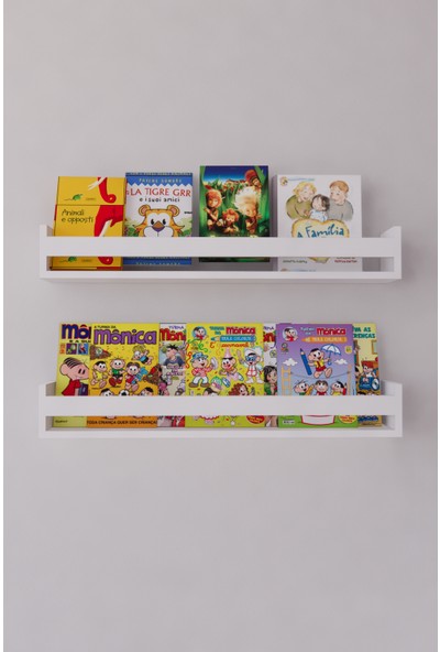 Wooden Woodenworld Montessori Çocuk Odası Eğitici Kitaplık 2 Li Duvar Raf Set Wooden Woodenworld Montessori Çocuk Odası Eğitici Kitaplık 2 Li Duvar Raf Set