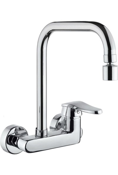 Syronea Yandan Aplike Mutfak Eviye Bataryası Oynar Perlatörlü