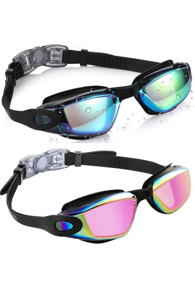 Aegend Çocuk Yüzme Gözlüğü, 3-9 Yaş Erkek ve Kız Çocukları Için, 2'li Paket (Yurt Dışından)
