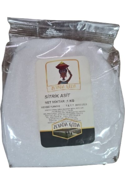 Zeyada Gıda Limon Tuzu 1 kg