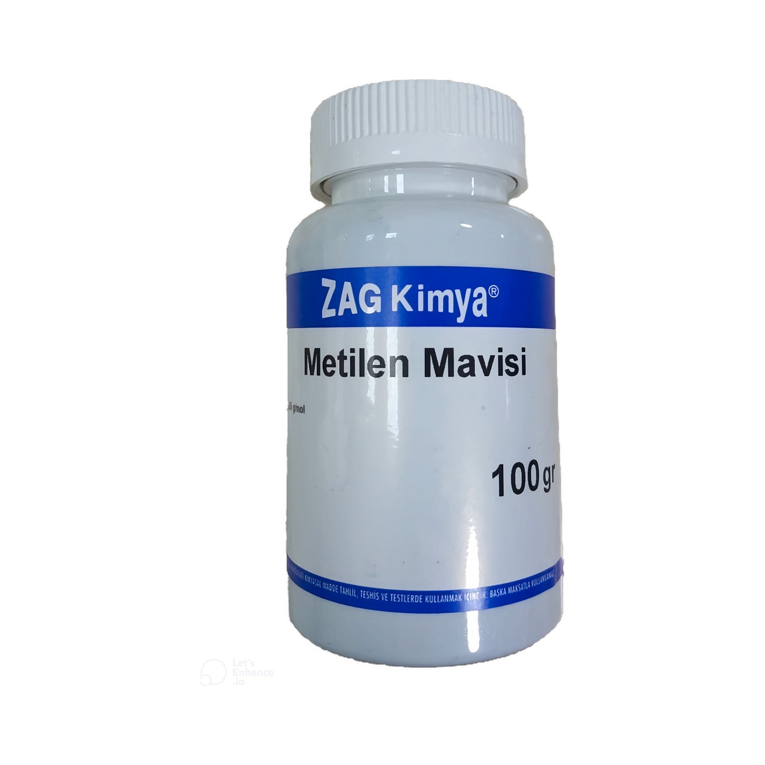 Zag Kimya Metilen Mavisi (Zinc Free) Biyoloji 100 G Fiyatı