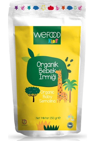 Wefood Organik Bebek Irmiği 250 gr