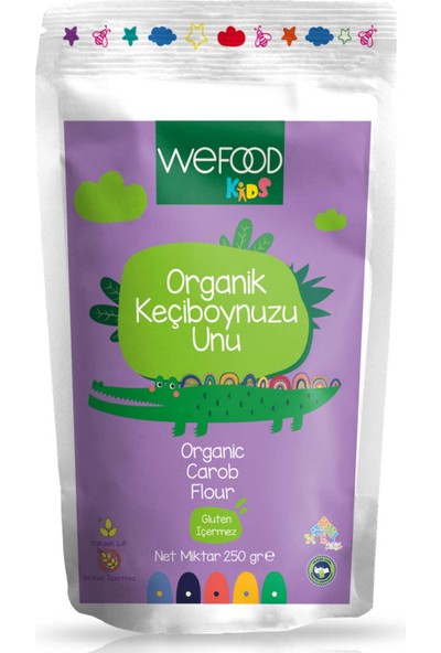 Wefood Organik Keçiboynuzu Unu 250 gr Wefood Organik Keçiboynuzu Unu 250 gr