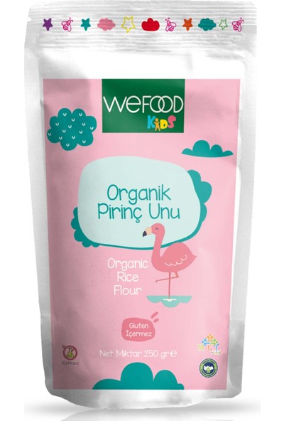 Wefood Organik Pirinç Unu 250 gr Wefood Organik Pirinç Unu 250 gr