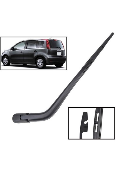 Nissan Note Arka Silecek Kolu ve Süpürgesi 2006--2012 Nissan Note Arka Silecek Kolu ve Süpürgesi 2006--2012