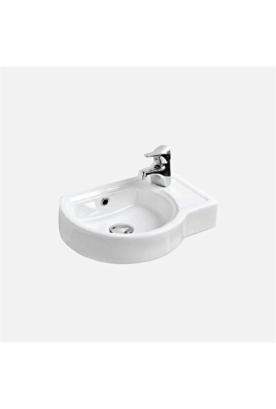 Güral Vit 30 cm x 43 cm Puzzle Lavabo Sağ Batarya Delikli Beyaz Güral Vit 30 cm x 43 cm Puzzle Lavabo Sağ Batarya Delikli Beyaz