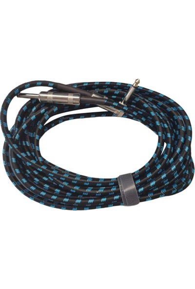 Elektrik Bas Gitar Kablosu 5 M Sağ Açı Ts Düz 6.35MM Ts Mikser