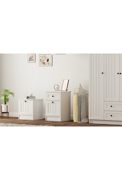 Rabi Mobilya Rumy-S2 Country Mega Komodin