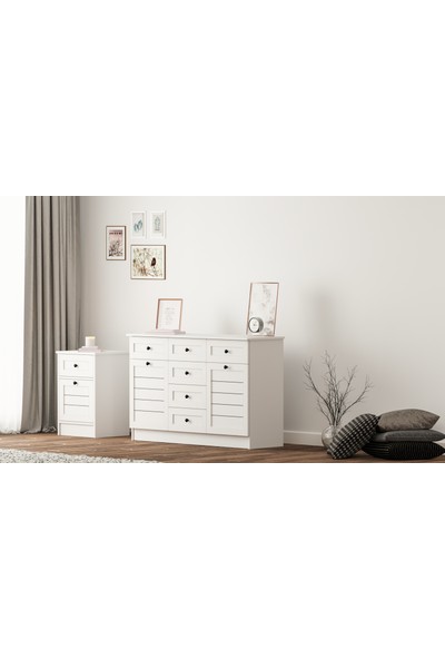 Rabi Mobilya Rumy-S3 Country Mega Şifonyer