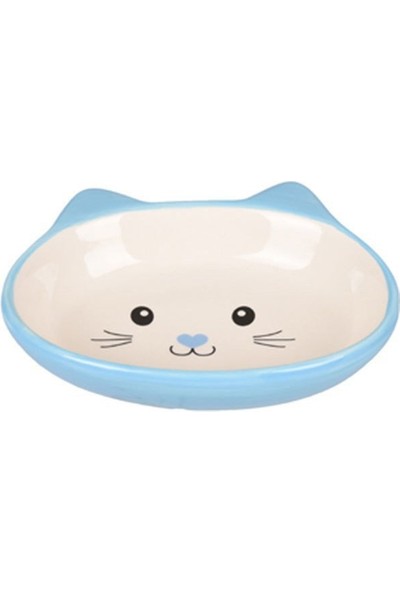 Flamingo Isa Seramik Mama Kabı Mavi 170 ml 14 cm Flamingo Isa Seramik Mama Kabı Mavi 170 ml 14 cm