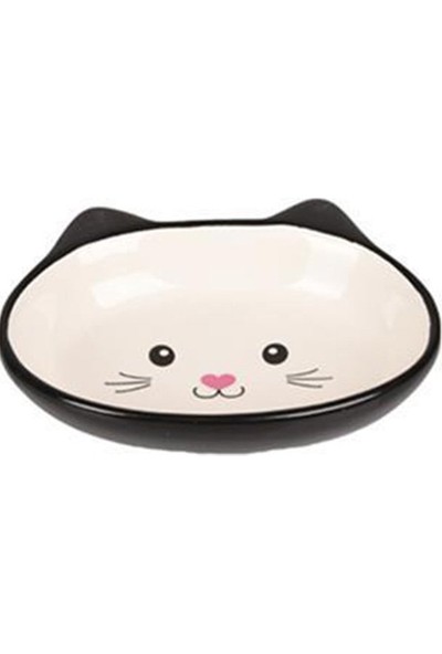 Flamingo Isa Seramik Mama Kabı Siyah 170 ml 14 cm Flamingo Isa Seramik Mama Kabı Siyah 170 ml 14 cm