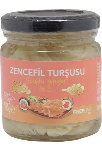 Chefline Asia G.shoga Kavanoz (Zencefil Turşu) Chefline As 190 gr Chefline Asia G.shoga Kavanoz (Zencefil Turşu) Chefline As 190 gr
