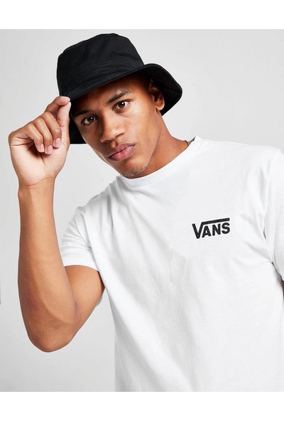 Vans Beyaz Renk Logolu Pamuk Klasik Fit Unisex Tshirt
