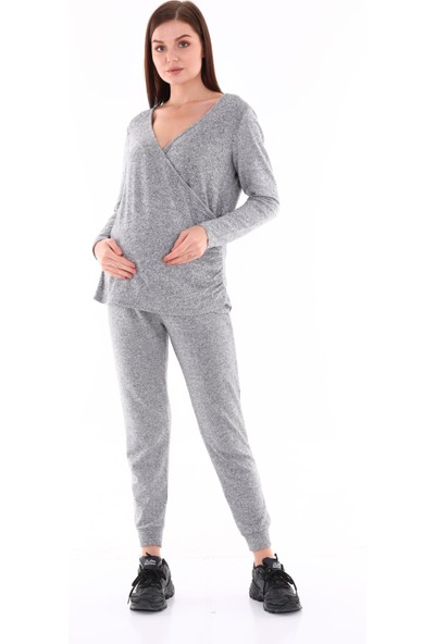 Meghan L.A Yumuşak Kumaş Hamile Bluzu Meghan L.A Yumuşak Kumaş Hamile Bluzu