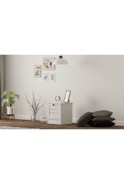 Rabi Mobilya Rumy-S3 Country Komodin