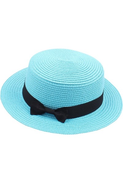 Devils Eye Bow Düğüm Düz Üst Güneş Koruma Şapkası (Yurt Dışından) Devils Eye Bow Düğüm Düz Üst Güneş Koruma Şapkası (Yurt Dışından)
