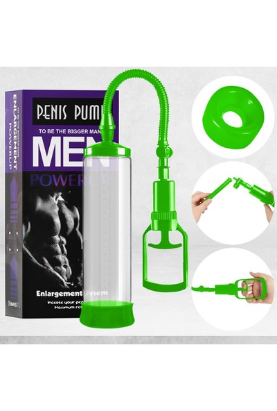 Drlove Penis Pump Men Güçlü Vakumlu Yeşil Penis Pompası Silikon Başlıklı Drlove Penis Pump Men Güçlü Vakumlu Yeşil Penis Pompası Silikon Başlıklı