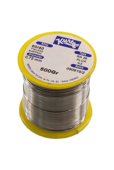 Kurtel 60/40 0,75 mm 500 Gr. Lehim Teli Kurtel Kurtel 60/40 0,75 mm 500 Gr. Lehim Teli Kurtel